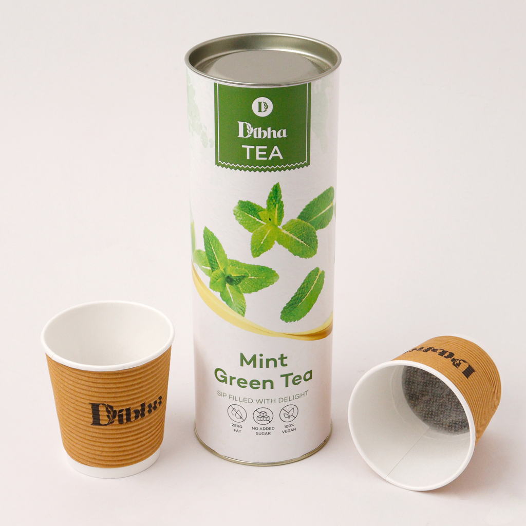Mint Green Tea (Ready to Drink Instant Tea 7 Cups) - 21gm - DIBHA ...