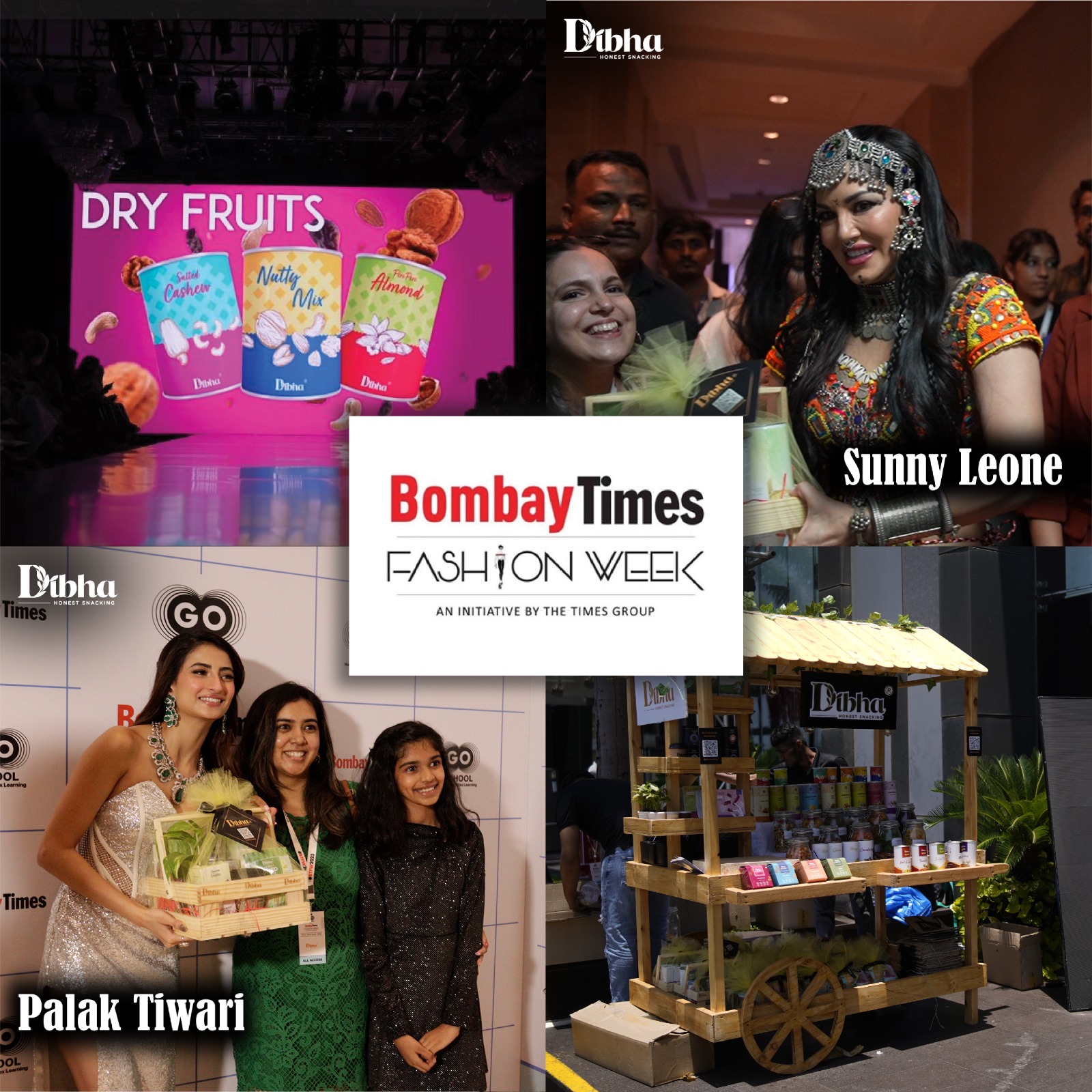 A Taste of Glamour: Dibhasnacking official snacking partner at Bombay ...